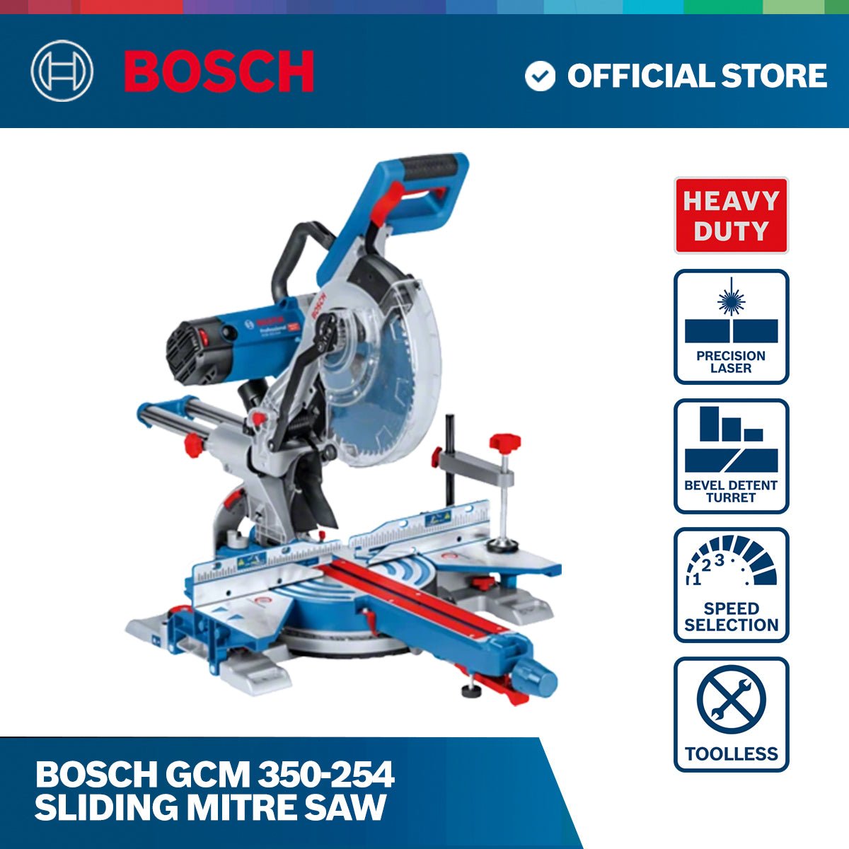 Bosch GCM 350-254 Sliding Mitre Saw - Below SRP Market
